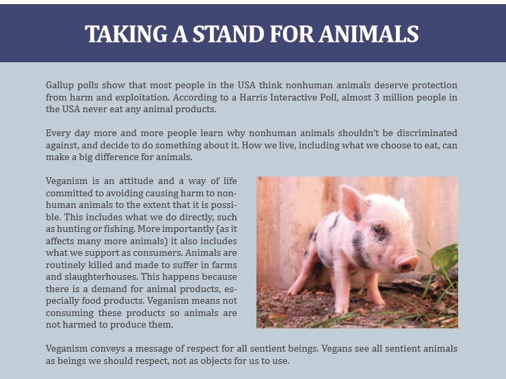 Download and use Animal Ethics’s leaflets and factsheets